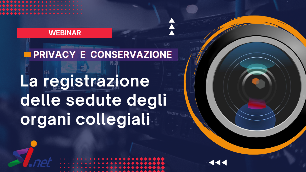 Guarda su YouTube: “La registrazione delle sedute degli organi collegiali. Privacy e ...
